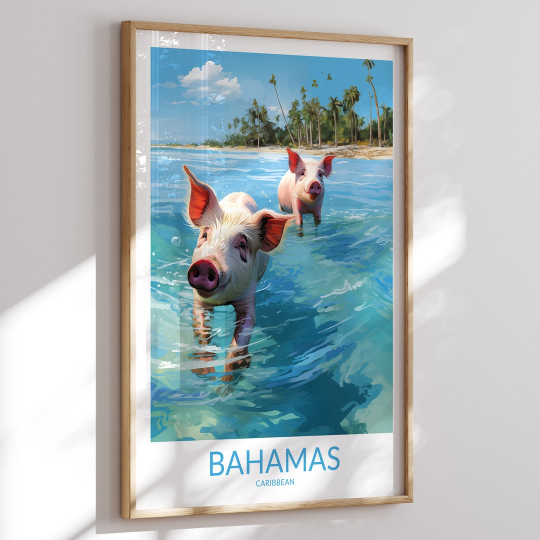 The Bahamas Print the Bahamas Poster the Bahamas Wall Art - Etsy