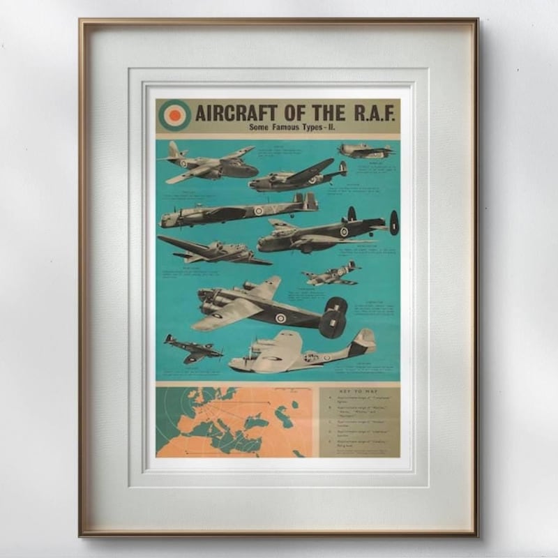Raf Aircraft Posters - Etsy