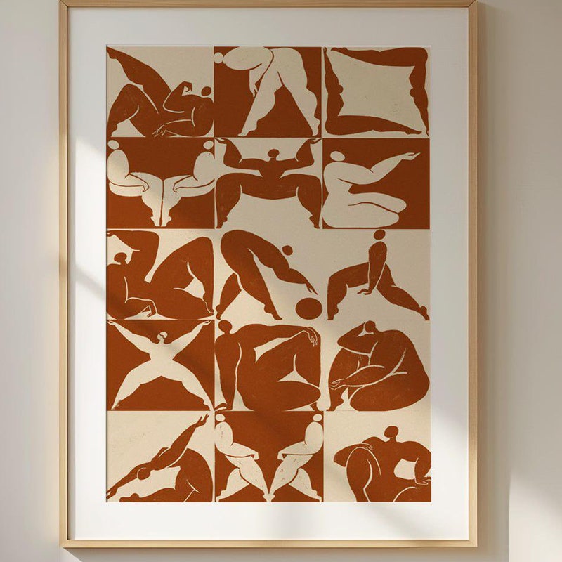 Abstract Art Human Figures - Etsy
