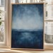 Blue Ocean Poster, Tranquil Seascape Wall Art, High-quality Ocean ...