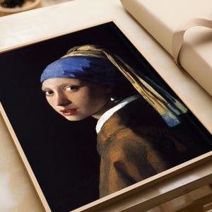 Girl With a Pearl Earring by Johannes Vermeer - Dutch Golden Age ...