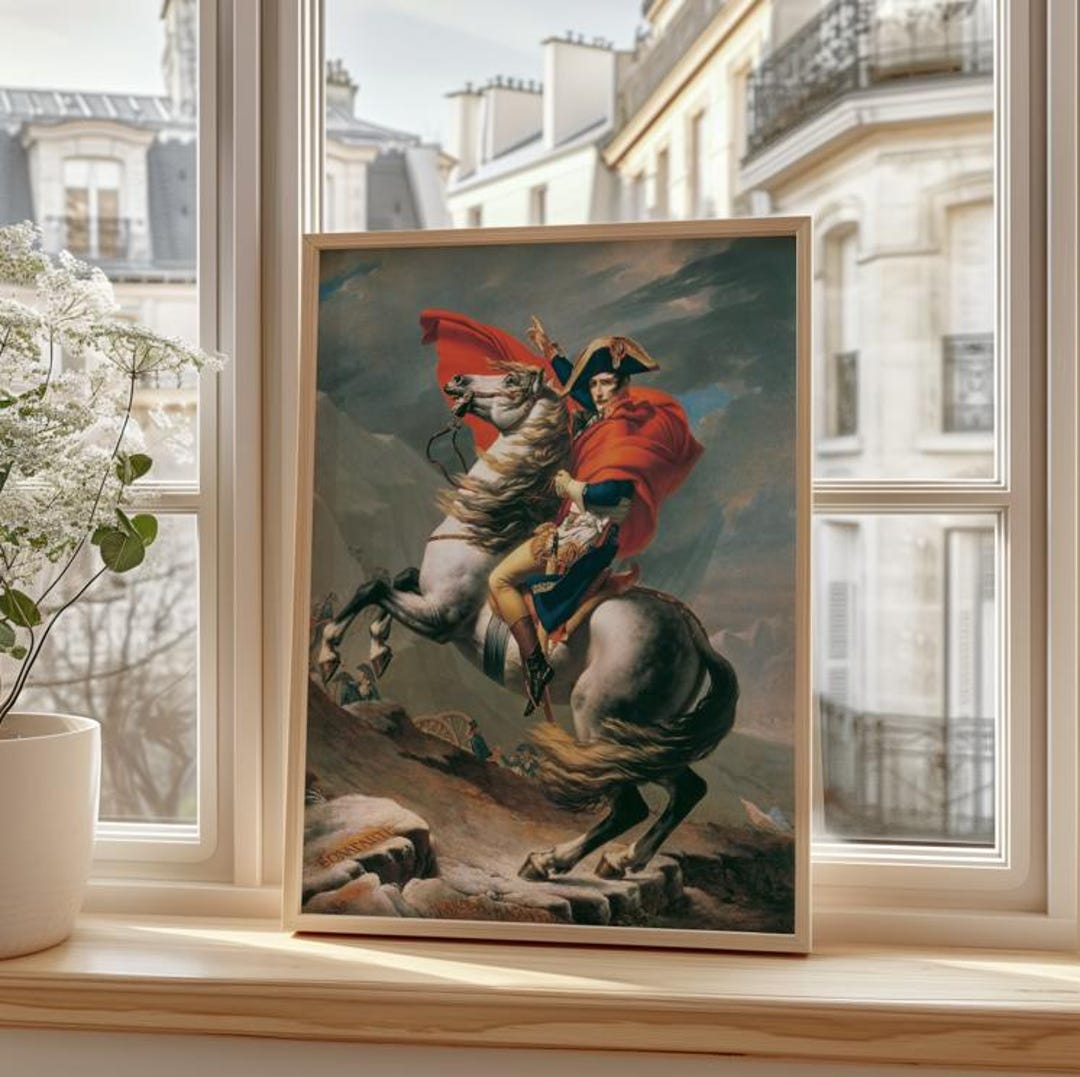 Napoleon Bonaparte Print - Classic Military Art Poster - Historic War ...