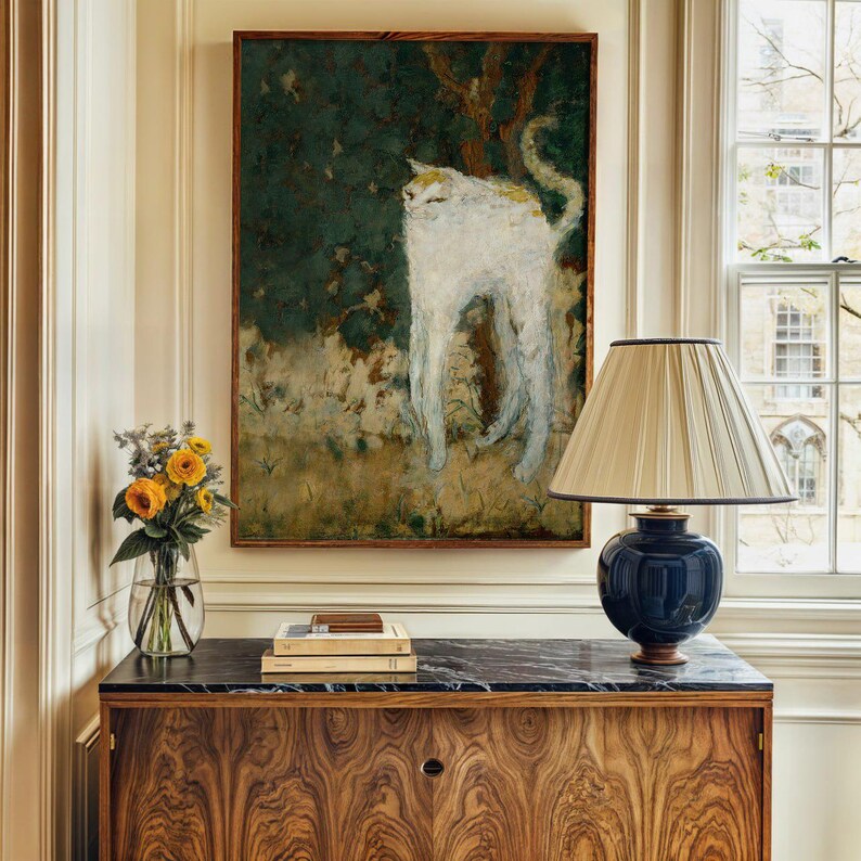 Pierre Bonnard 'le Chat Blanc' Poster | High Quality Exhibition Print ...