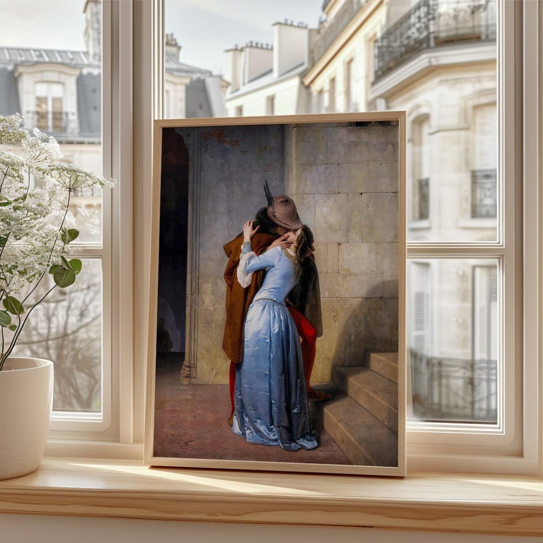 Francesco Hayez - the Kiss Poster, High-quality Art Print, Romantic ...