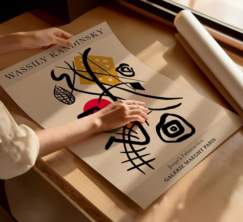 Wassily Kandinsky Exhibition Poster – High-quality Abstract Art Print ...