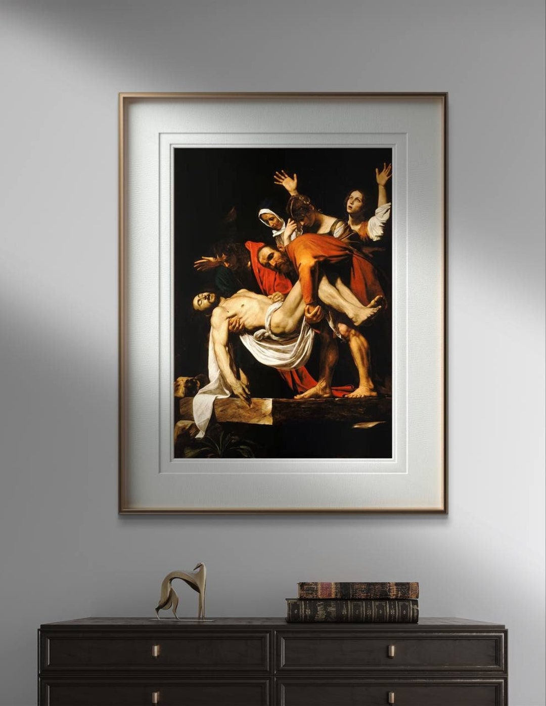 The Entombment of Christ Caravaggio Poster Dramatic Baroque Art Print ...