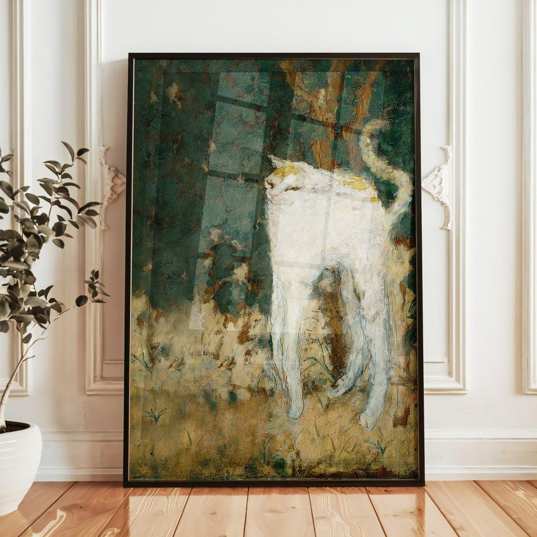 Pierre Bonnard 'le Chat Blanc' Poster | High Quality Exhibition Print ...