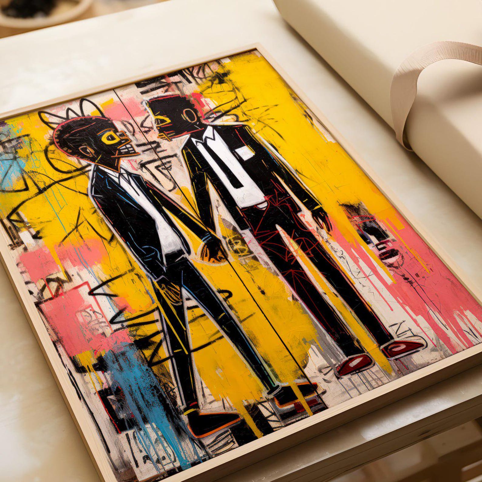 LGBTQ Graffiti Art Print, Bold Urban Street Style Poster, Colorful ...