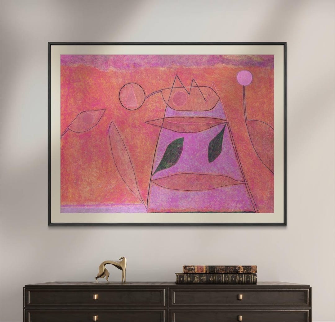 Paul Klee Abstract Art Print - Surreal Geometric Painting - Modern ...