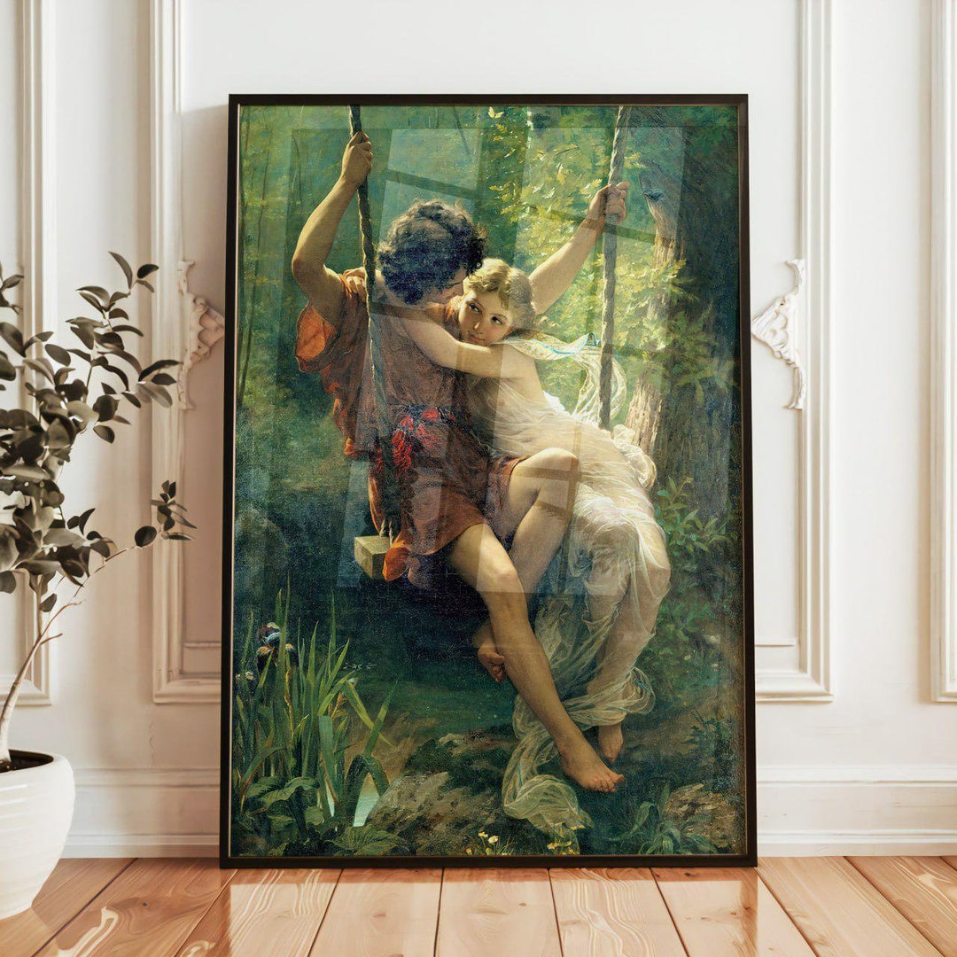 Pierre Auguste Cot 'the Swing' Art Print | Romantic Classical Art ...