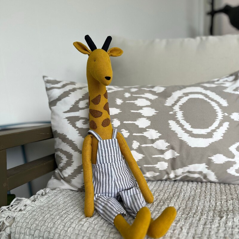 Linen Stuffed Animal - Etsy