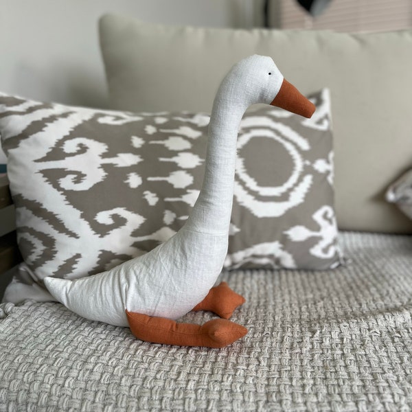 Linen Stuffed Animal - Etsy