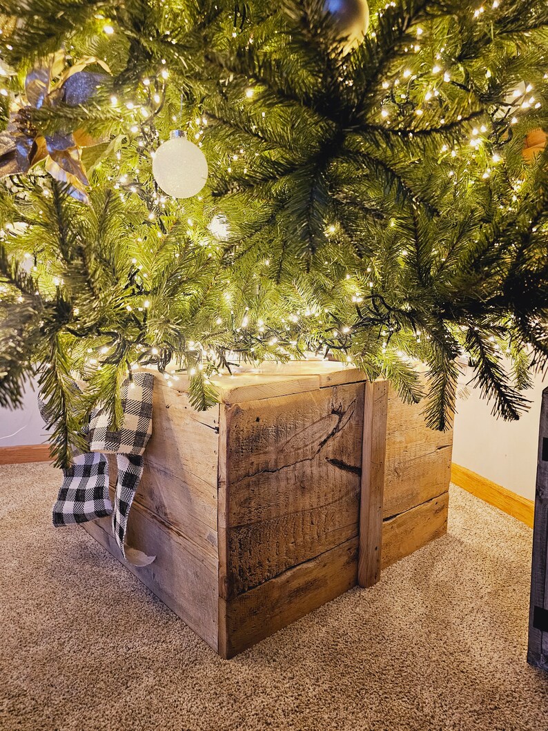 Christmas Tree Box Stand Cover. - Etsy