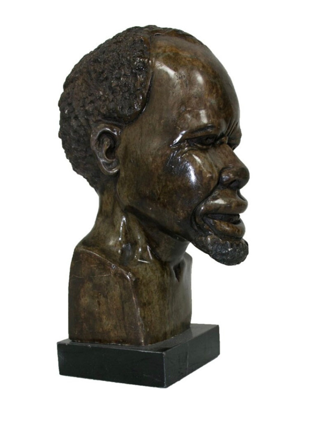African Zimbabwe Verdite Stone Sculpture of Man - Etsy