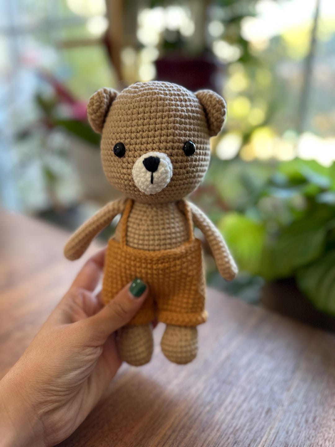 Handmade Gift for Grandson, Crochet Plush, Amigurumi Toy, Teddy Bear ...