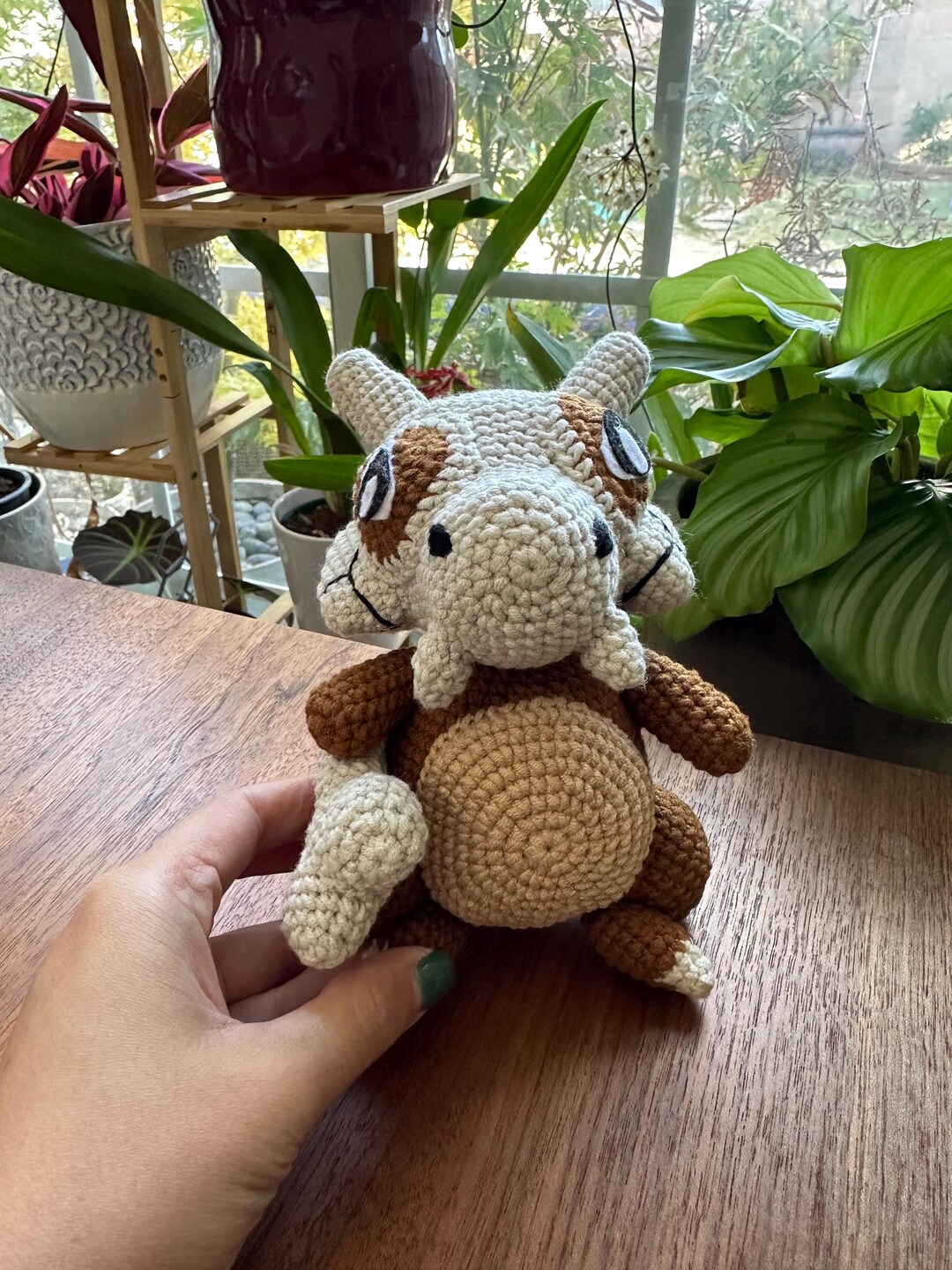 Cubone, Pokemon Cubone Crochet, Pokemon, Nintendo Handmade Gift ...