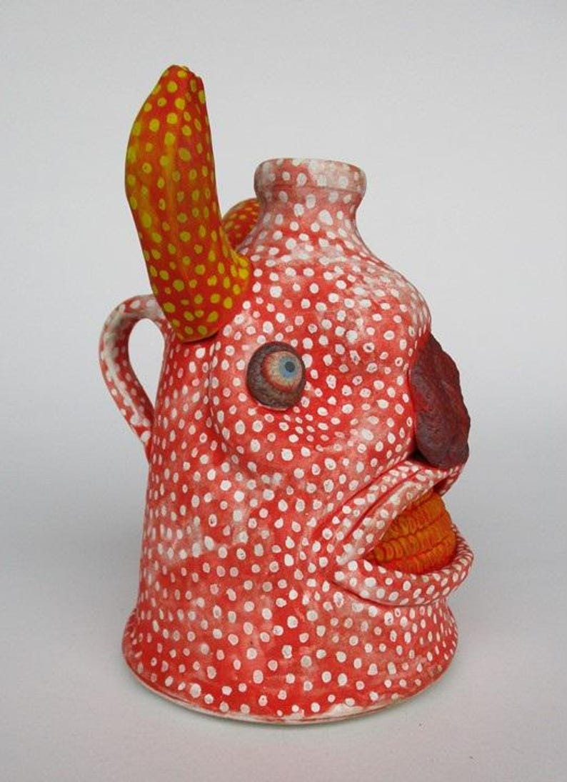 Banana Boy Face Jug Corn-tooth Cookie and Acorn Eye JOKER - Etsy