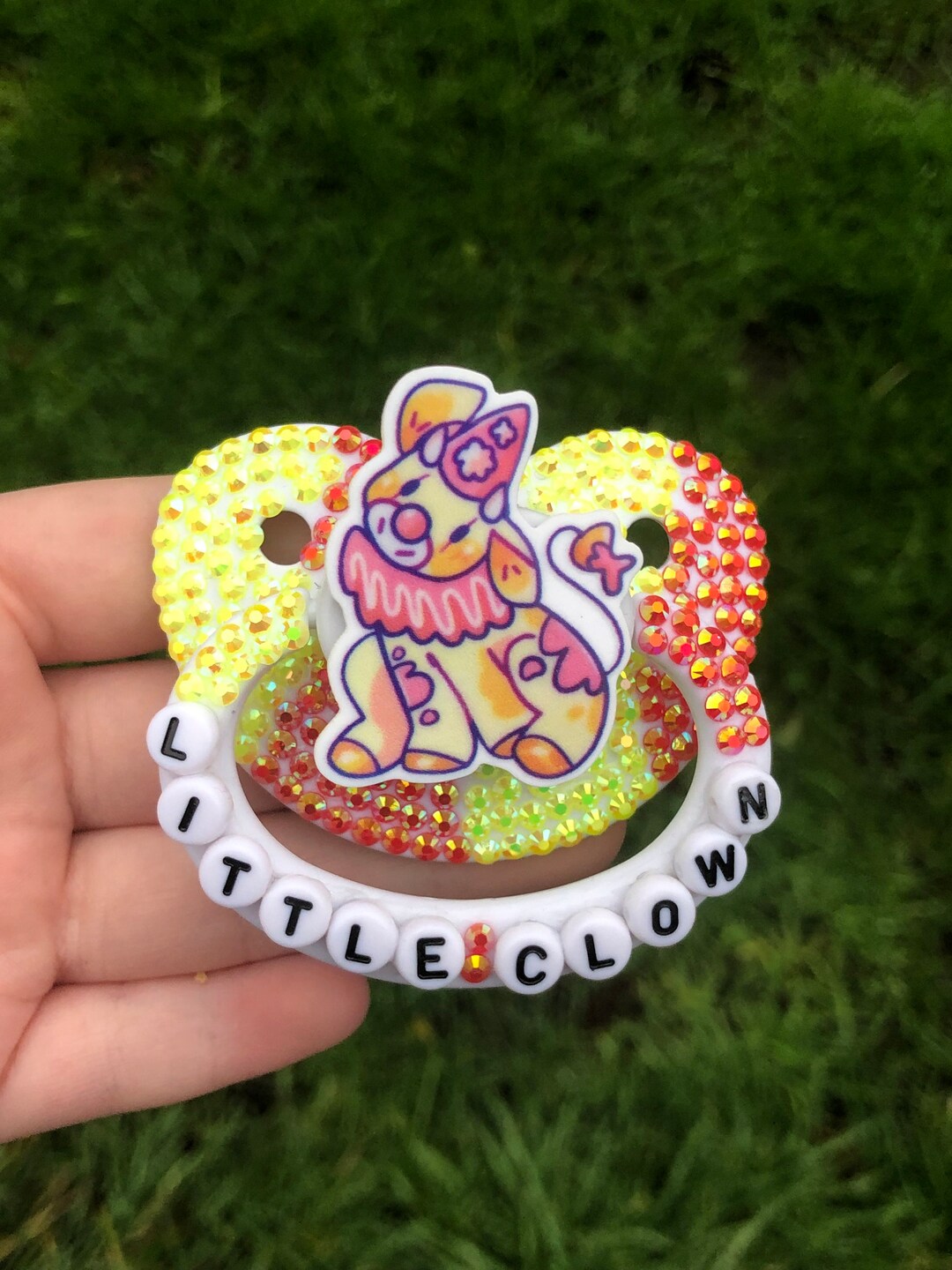 Little Clown Deco Adult Pacifier - Etsy