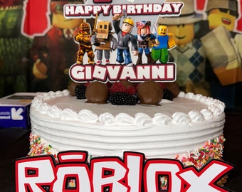 Roblox Cake Topper. - Etsy