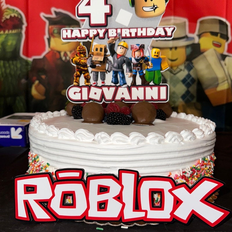 Roblox Cake Topper - Etsy