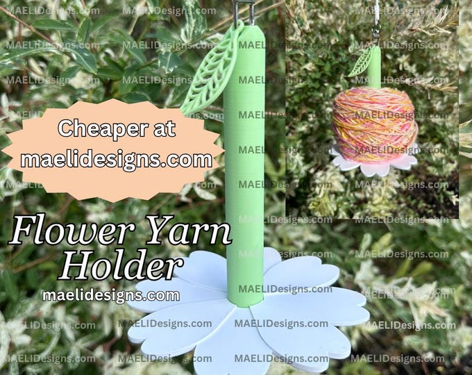 Strawberry Yarn Holder With Storage – Portable Yarn Organizer | Crochet ...