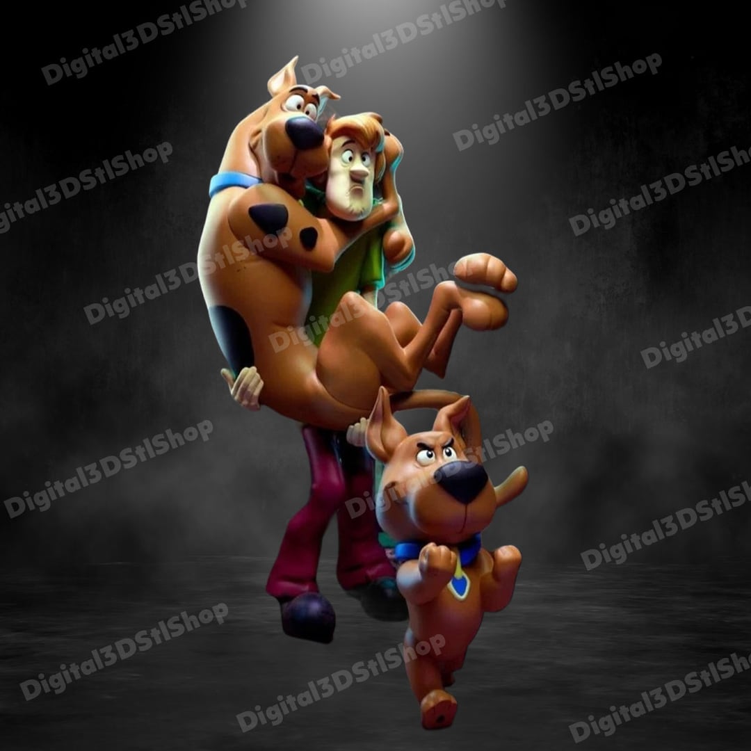 Scooby Doo Cartoon High Quality STL 3D Digital Printing STL File for 3D Printers - Etsy