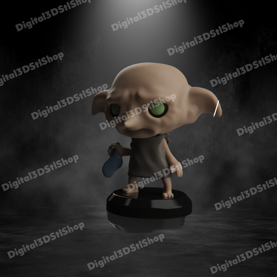 Chibi Dobby Harry P. High Quality STL 3D Digital - Etsy