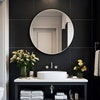 Curvy LED Mirror Bathroom Mirror Wall LED Mirror Asymmetrical Mirror ...