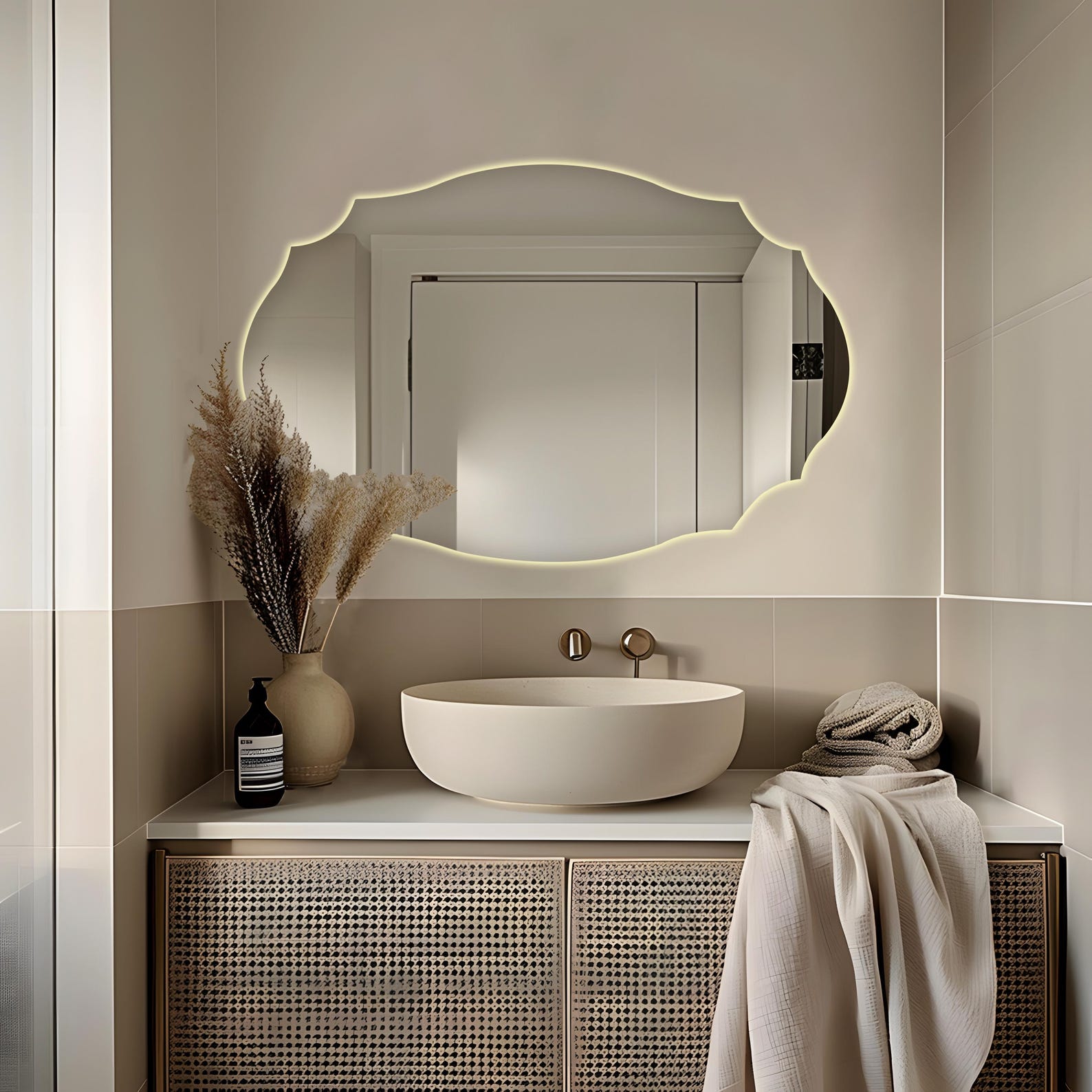Led Mirrors for Bathroom - Small Led Mirror - Full Length Illuminated ...