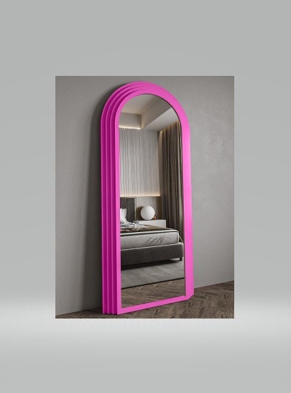 Curvy Mirror Wavy Body Mirror Wall Led Mirror Full Length Mirror Large ...