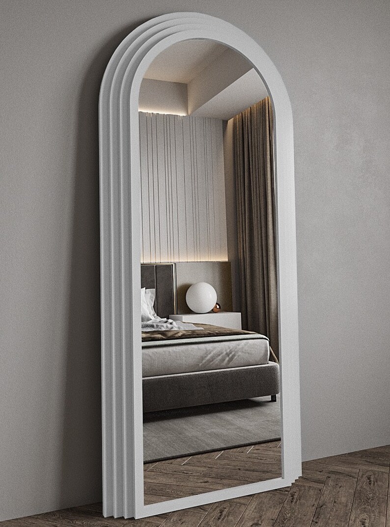 Curvy Mirror Wavy Body Mirror Wall Led Mirror Full Length Mirror Large ...