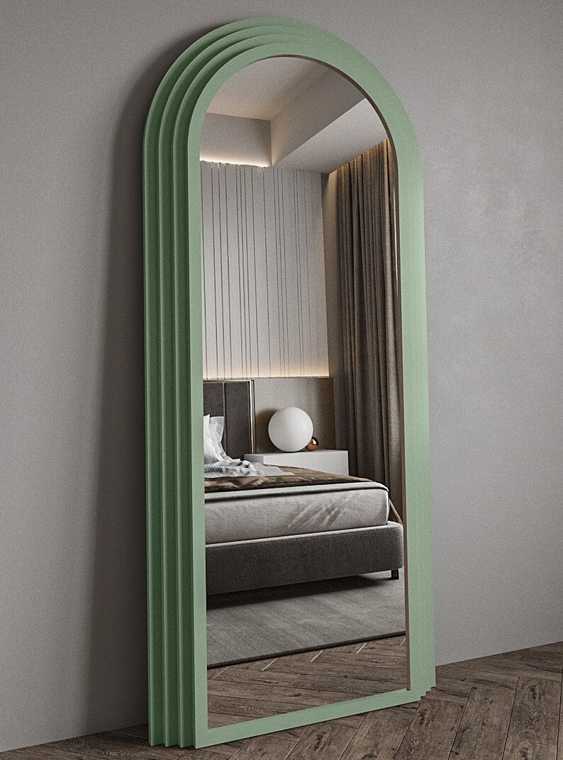 Curvy Mirror Wavy Body Mirror Wall Led Mirror Full Length Mirror Large ...