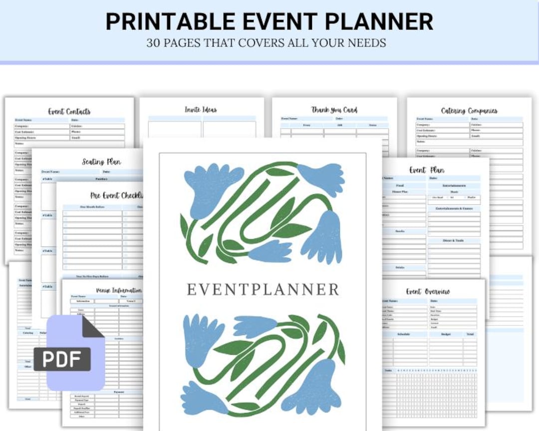 Bachelor Party Planner | Budget, Guest List, Itinerary Template | PDF ...