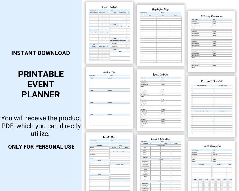 Bachelor Party Planner | Budget, Guest List, Itinerary Template | PDF ...