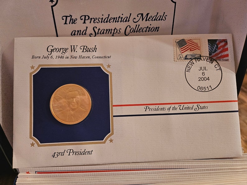 The Presidential Medals and Stamps Collection - Etsy