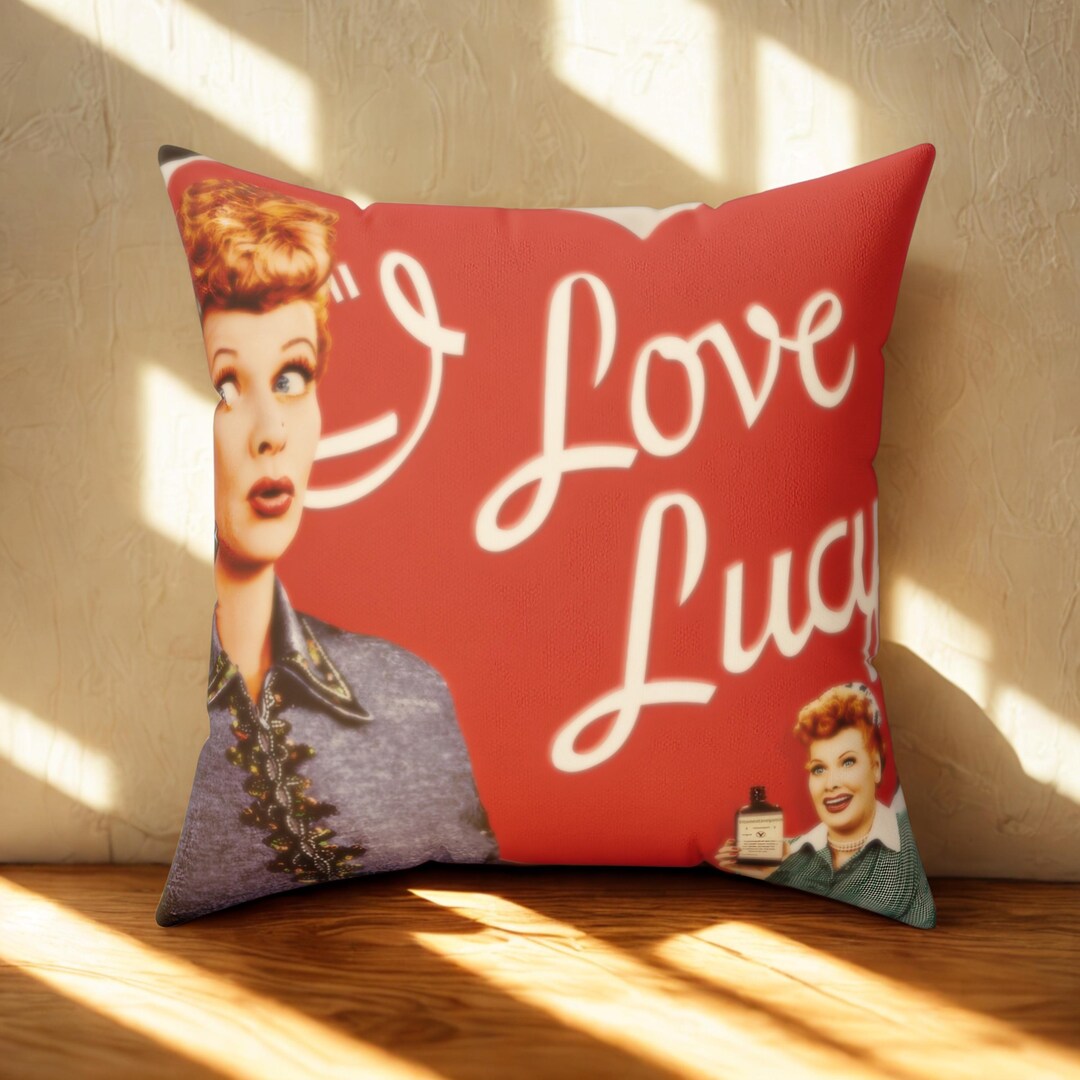 I Love Lucy Pillow, Vintage Home Decor Accent - Etsy