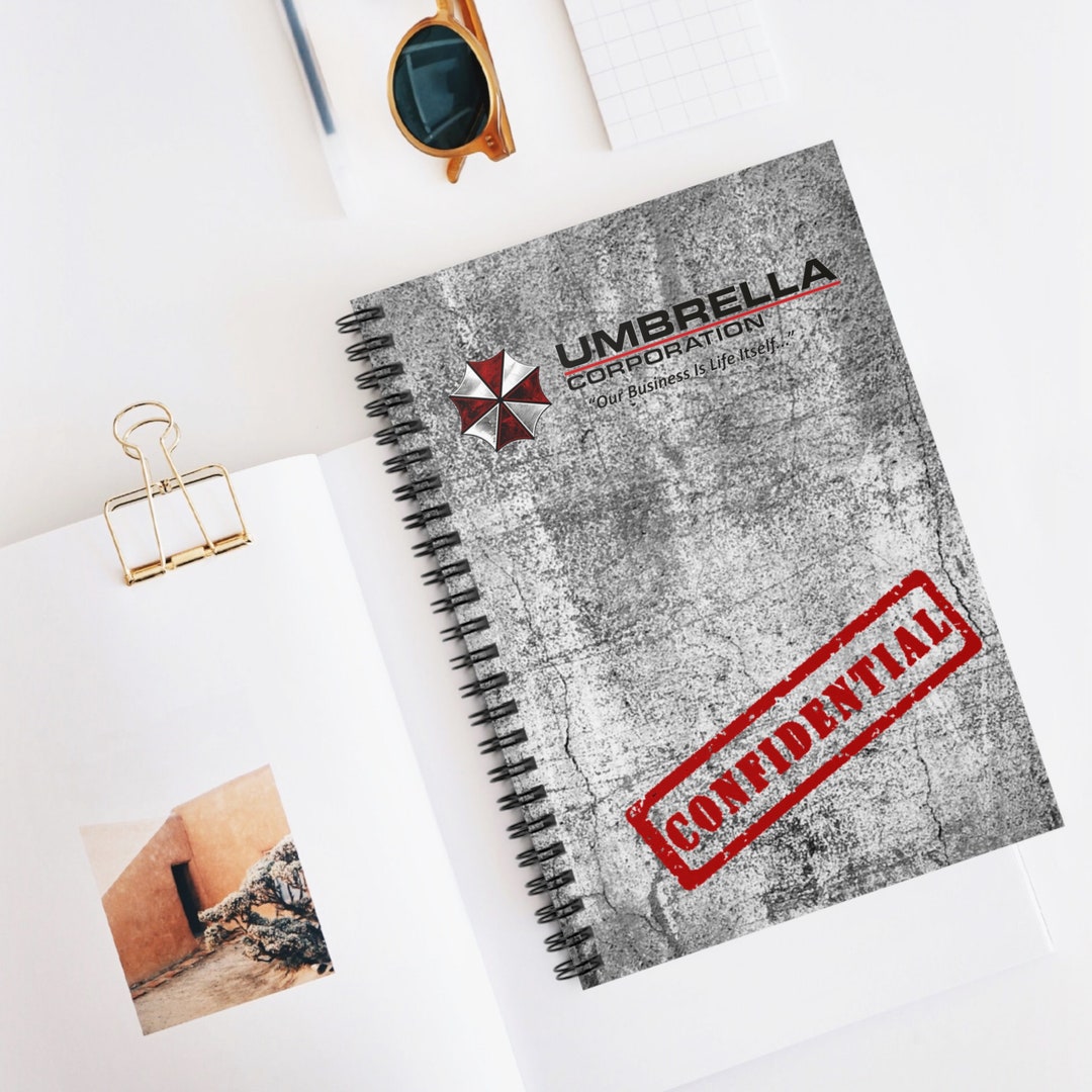 Resident Evil Umbrella Corp. Spiral Notebook - Ruled Line - Etsy