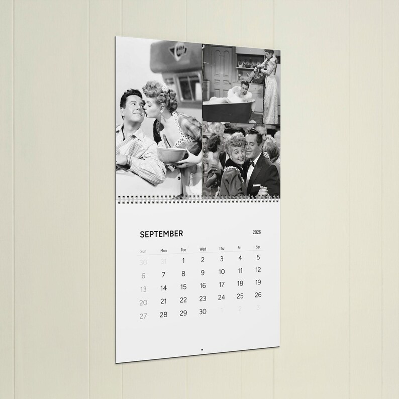 I Love Lucy 2026 Wall | Calendar Classic Design | 2 Size Options 11x8.5 ...