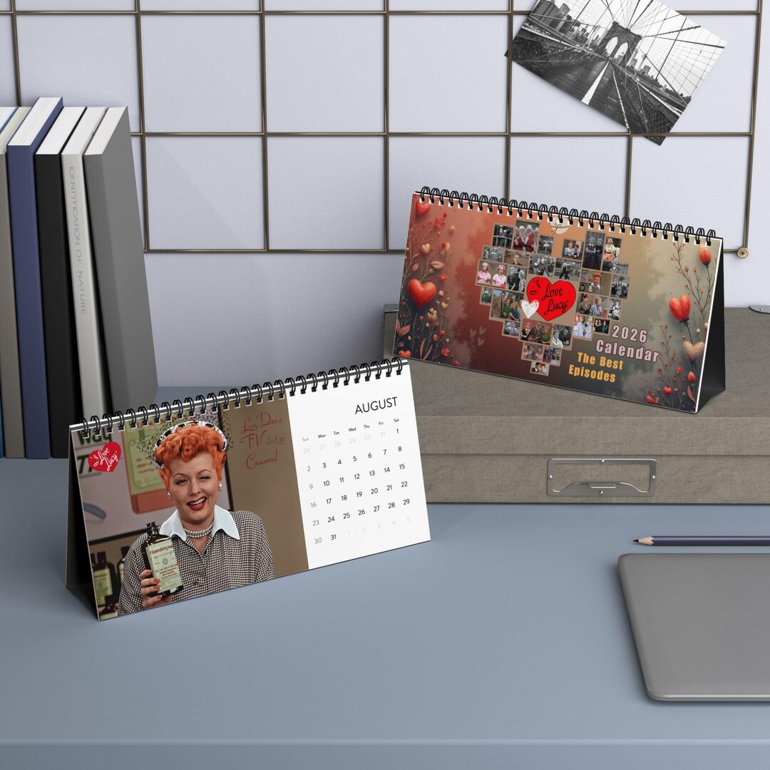 I Love Lucy 2026 Desktop Calendar | Classic TV Episode Design - Etsy