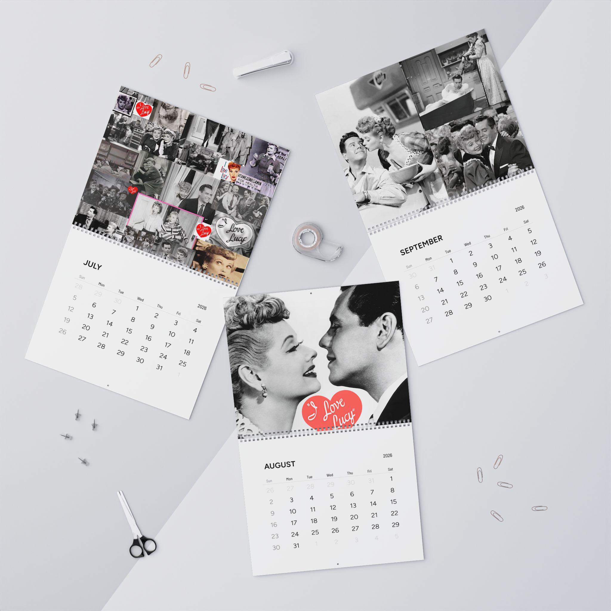I Love Lucy 2026 Wall | Calendar Classic Design | 2 Size Options 11x8.5 ...