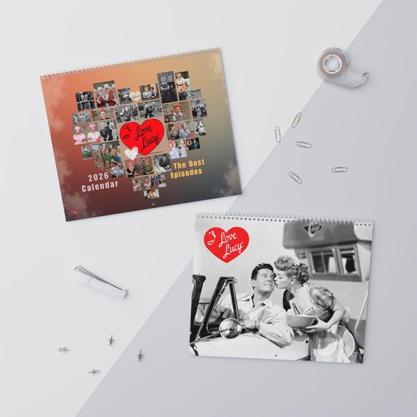 I Love Lucy 2026 Calendar - Etsy