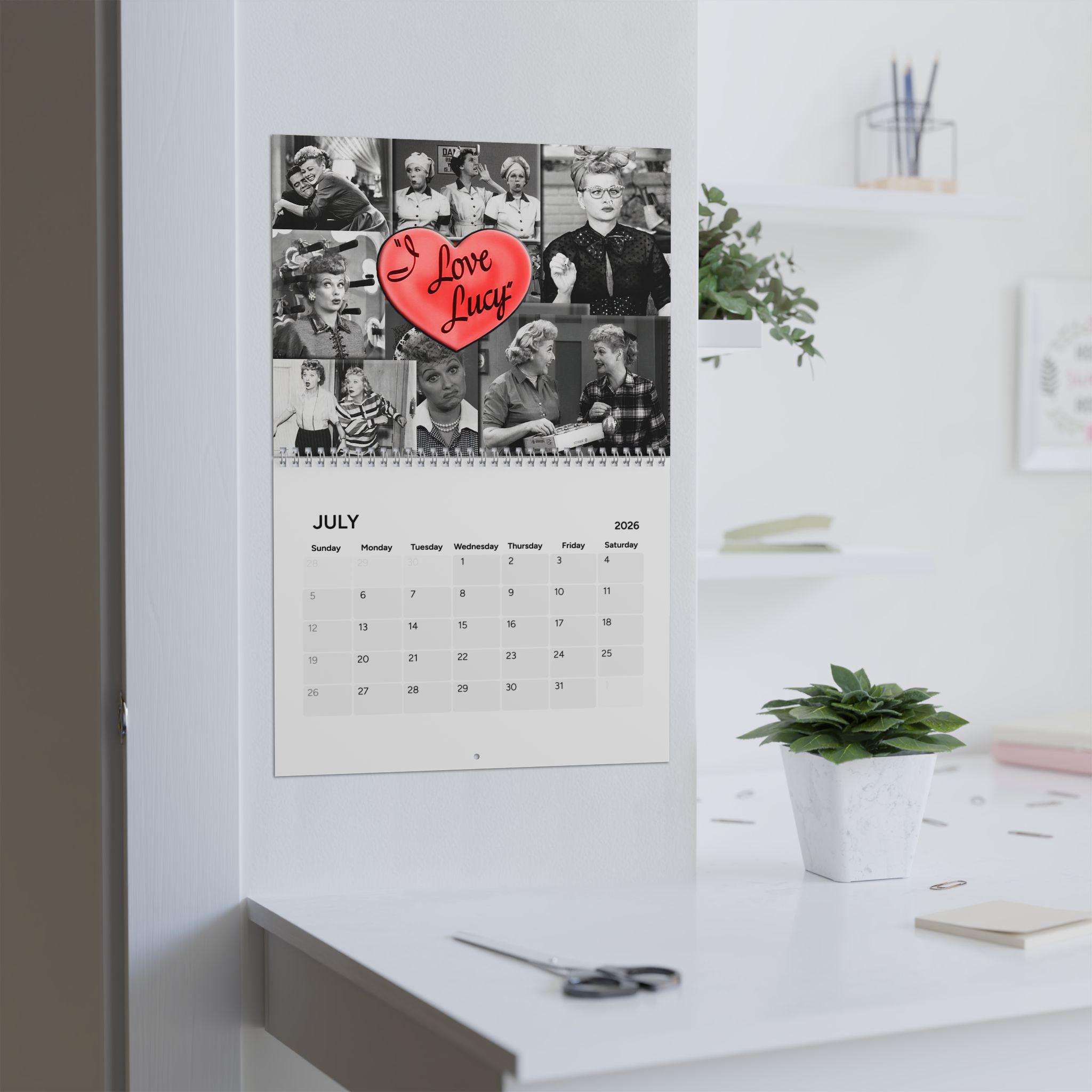 I Love Lucy 2026 Wall Calendar | Classic TV Show Fan Gift - Etsy