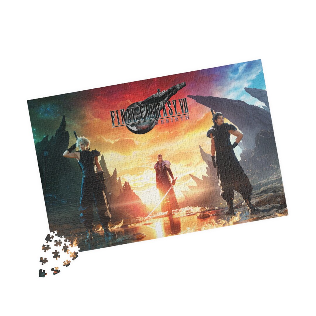 Final Fantasy VII Remake | Rebirth | Cloud, Zack, Sephiroth Jigsaw ...