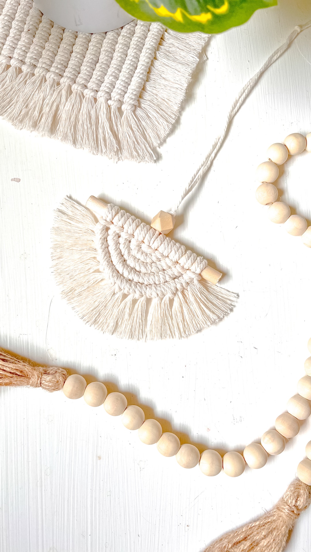 Macrame Car Hanging Macrame Car Hanging/macrame - Etsy