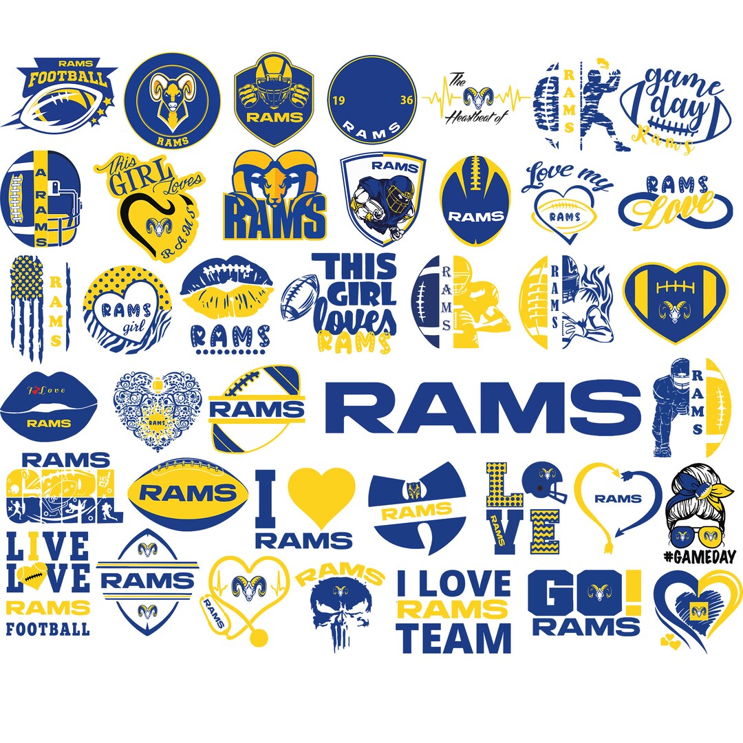 40Fichier, Rams svg, Rams png, Rams bundle, Los angeles svg, logo I Cup ...