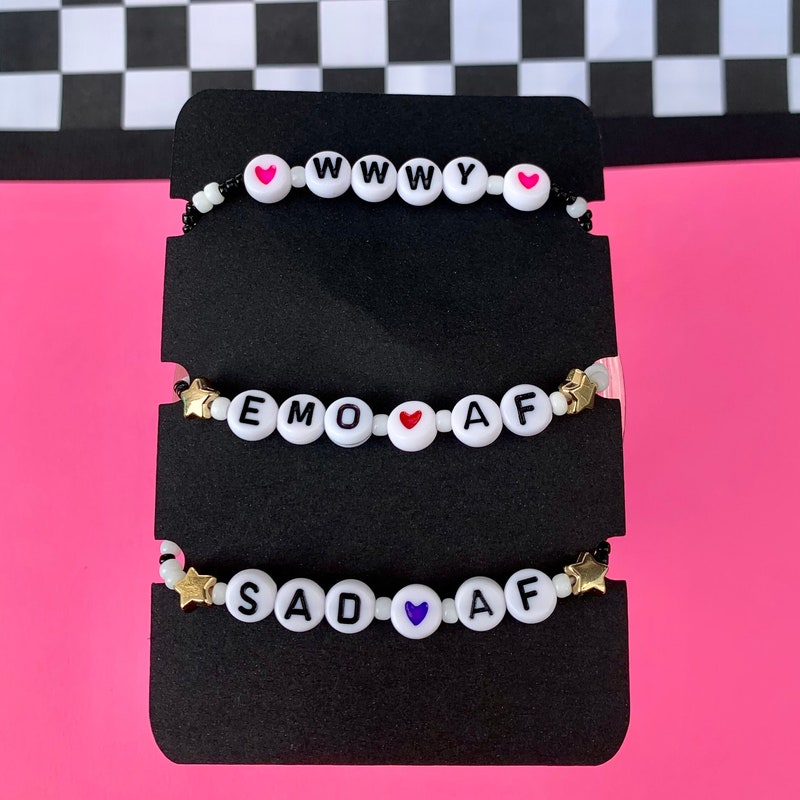 Emo Bracelet - Etsy