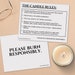 Candle Care Card Printable Editable Template, Burn Responsibly, Candle ...