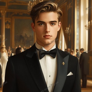 French Gallant M01, Instant Download, France, European Heritage Art ...