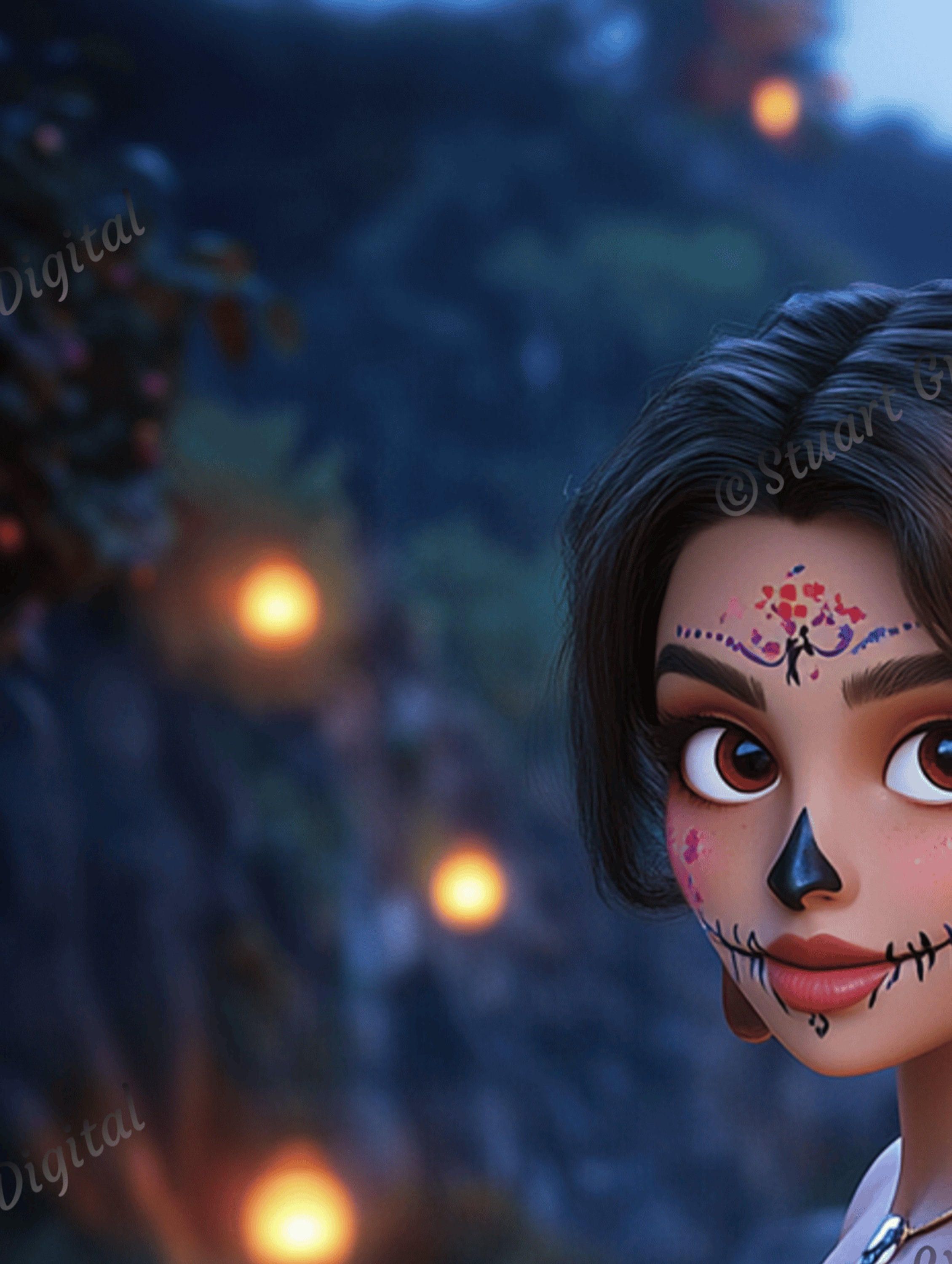 Sugar Skull Spirit PKXX-F001 Instant Download, Pakistan, Pakistani ...