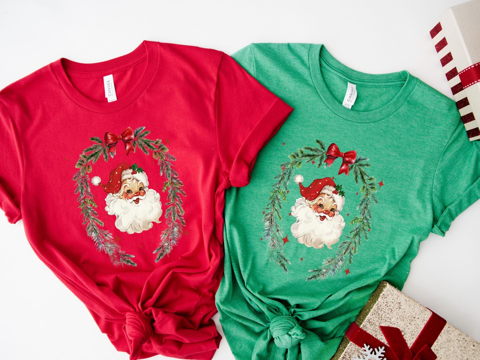 Vintage Cute Santa Sweater, Christmas Santa Sweatshirt for Women, Santa ...